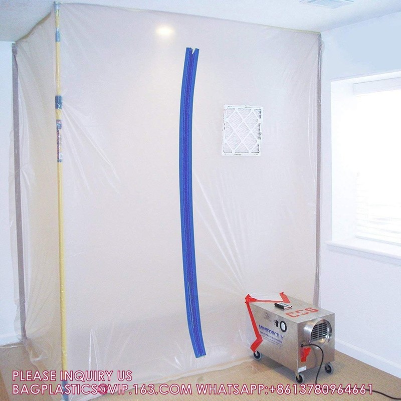 Peel And Stick Zipper - Heavy Duty - Dust Barriers, Construction ...