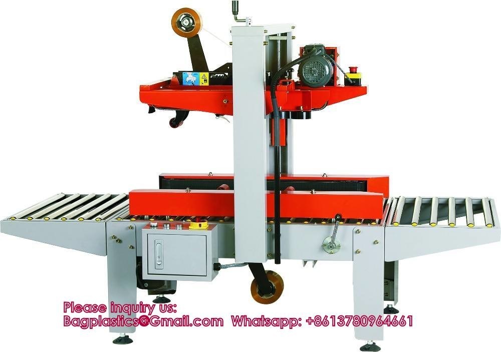 Economy Type Automatic Top & Bottom Belt Driven Carton Sealer Box ...