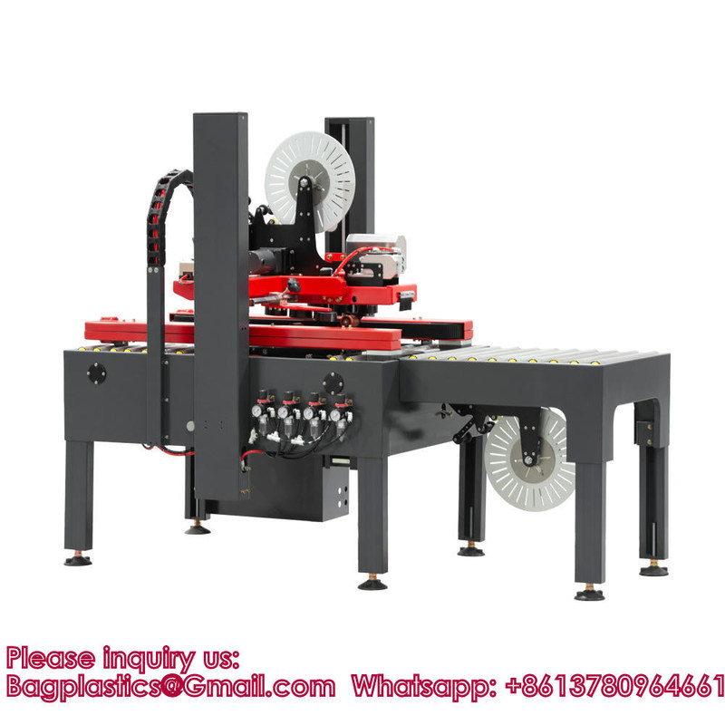 Economy Type Automatic Top & Bottom Belt Driven Carton Sealer Box ...
